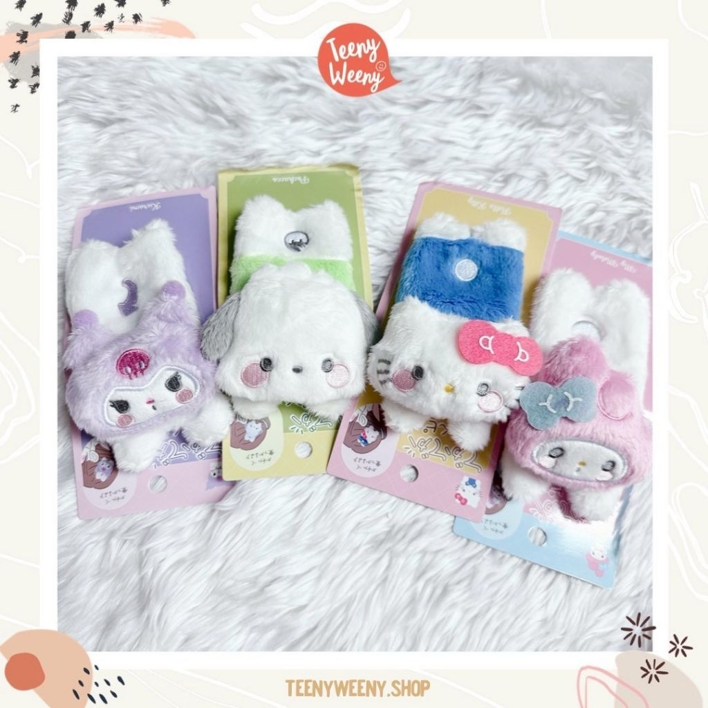 Sanrio Hair Clips Full Cheek Pink Fluffy | Shopee Philippines