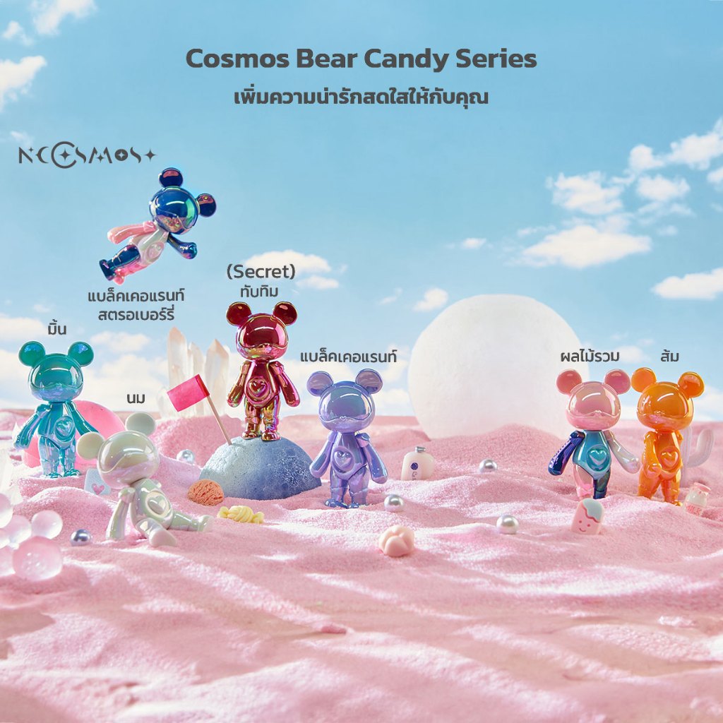 Cosmos Bear Candy Series Random Box Model Size 72 mm | Shopee Philippines