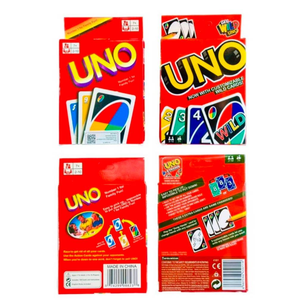 uno Card Game 108 Playing Fun With Family Ready To Ship. | Shopee ...