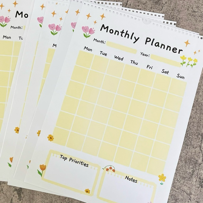 Planner ️ Year 2568/2025 Hanging Calendar/Diary/Planner12 | Shopee ...