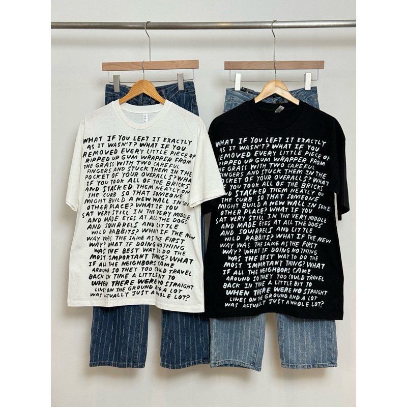 SIS.ON | Oversize SHE T-Shirt With Font Pattern | Shopee Philippines
