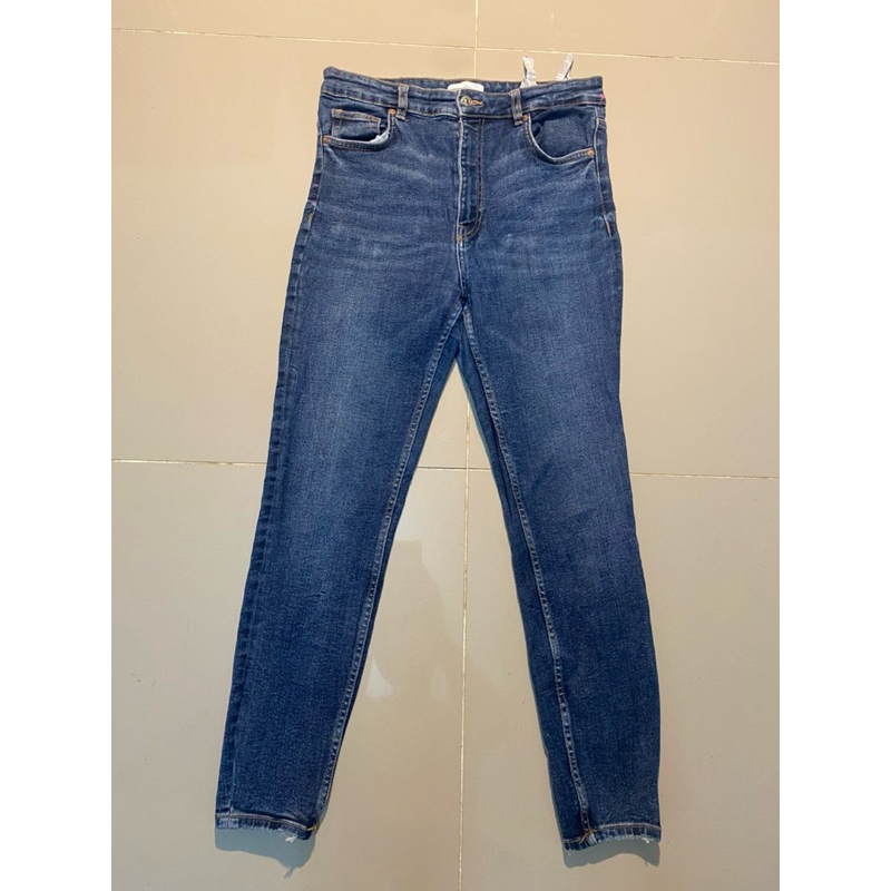 ZARA Jeans Long Pants Dave Stretch Fabric. | Shopee Philippines