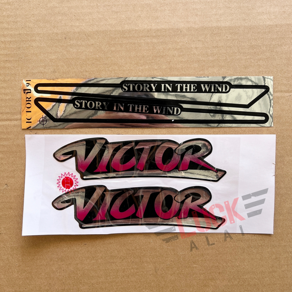 KAWASAKI VICTOR Sticker Convex Year 1991 --- By LuckALai | Shopee ...
