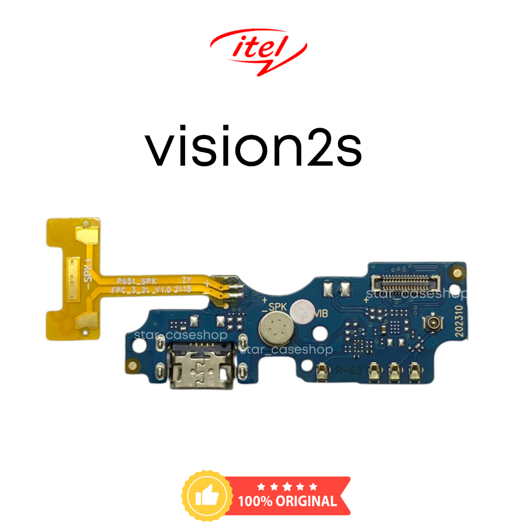 Flex Cable Charging Connector itel vision2s Butt Vision 2s Genuine ...