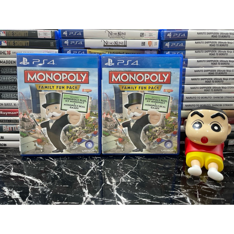 PS4 Game MONOPOLY FAMILY FUN PACK Can Play 1-4 People [2nd Hand] Have ...