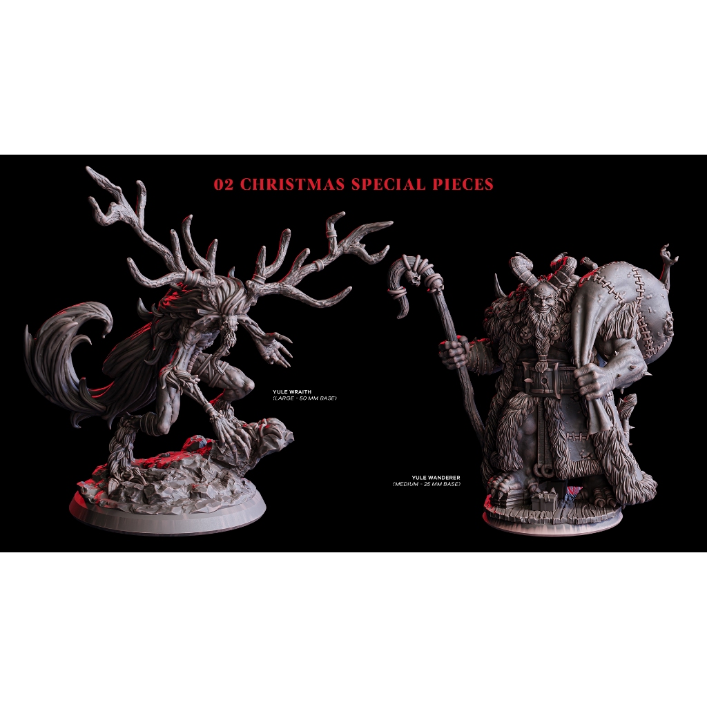 Christmas Special Yule-Model For DnD miniature [Made to order Parcel ...