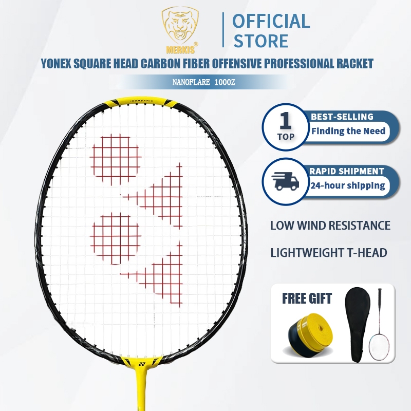 NANOFLARE 1000z Single Carbon Badminton Racket 4U 28 Lbs 83g Made In ...