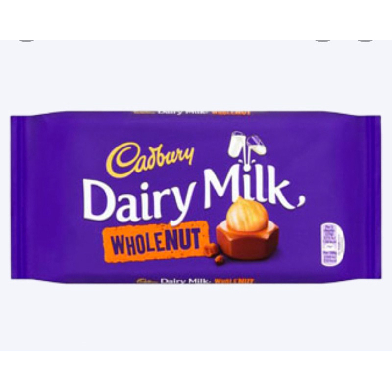 Cadbury Dairy Milk Wholenut Chocolate/ Breakaway/Hazelnut/Fruit&Nut ...