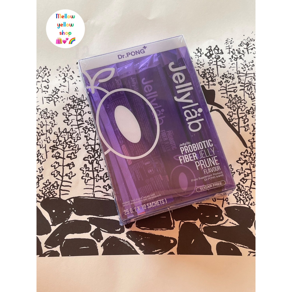 (Exp.4/26) Dr.PONG Jellylab probiotic fiber jelly Probiotics Fibre Prune Scent | Shopee Philippines