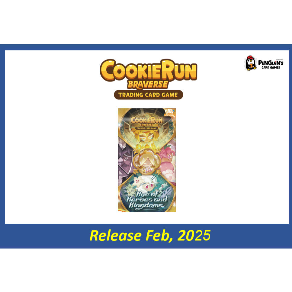 **[Cookie Run Tcg] Cookie Braverse Booster Box [Age of Heroes and Kingdoms] (Eng ver.) BS3+BS4 ...