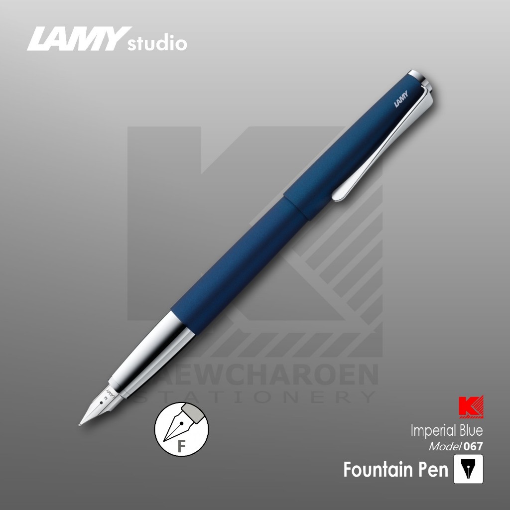 Fountain Pen LAMY studio imperial blue Model Head Size F (Fine ...