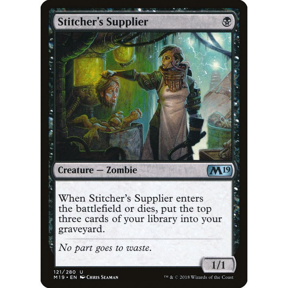 Stitcher's Supplier M19 Core Set 2019 Card Magic the Gathering [MTG ...
