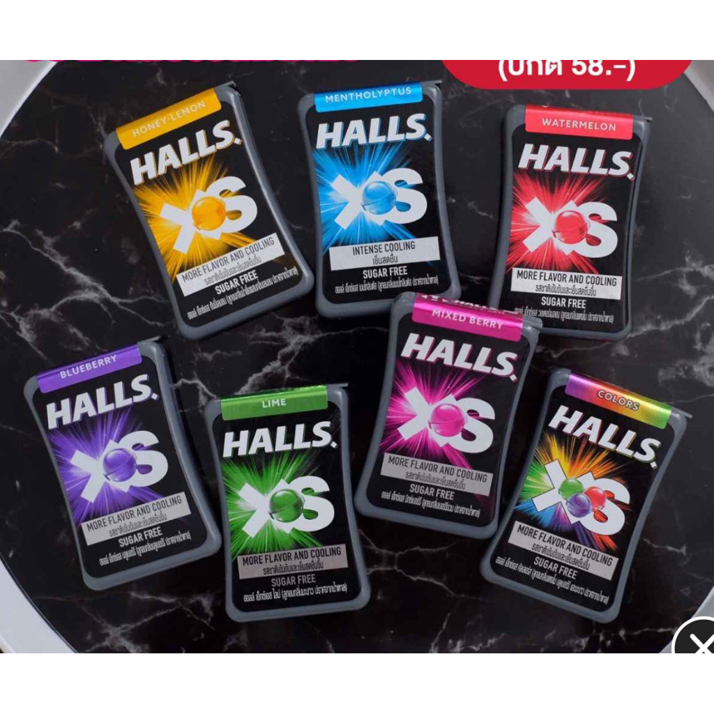 Halls XS Hall Sugar Free Candy No 12g | Shopee Philippines