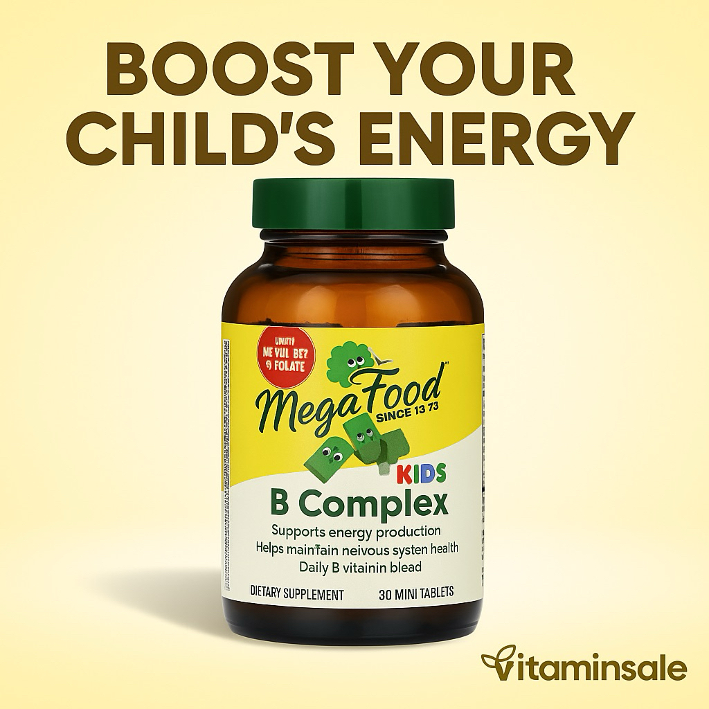 MegaFood Kids B Complex Vitamin For Baby 30 Tablets Easy To Chew ...