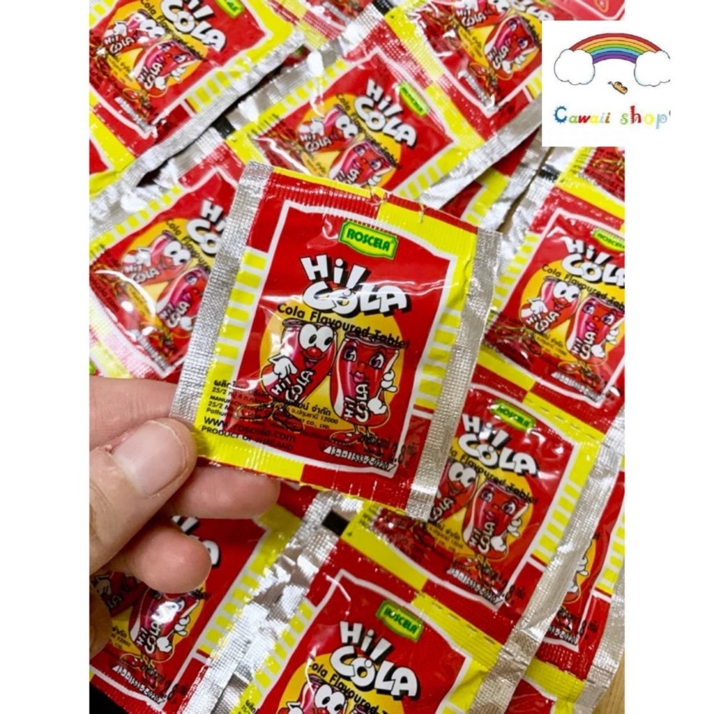 2 Baht 1 Pack Can Press Many Sachets Cola Sprite Dessert 90s Hi-Cola ...