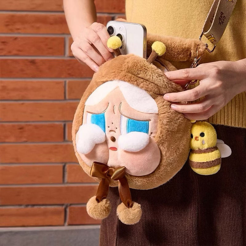 In Live POP MART CRYBABY Crying Again Series-Big Head Bag(I'll Bring ...