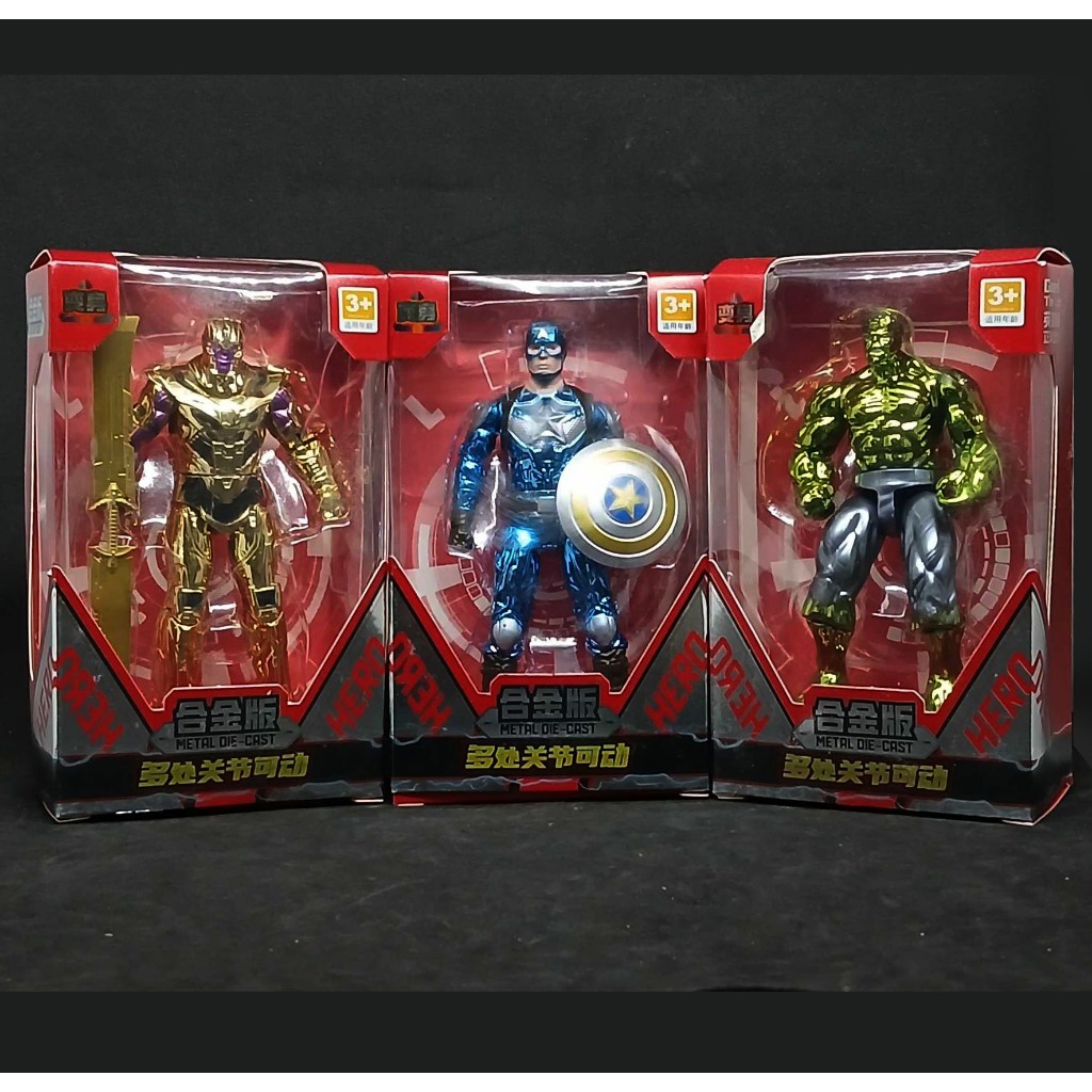 Marvel Super Heroes Die-Cast Metal Action Figure | Shopee Philippines