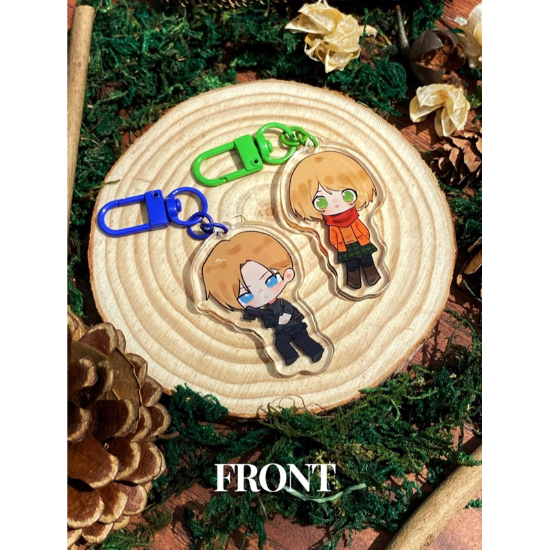 Resident Evil Leon/Ashley Keychain | Shopee Philippines