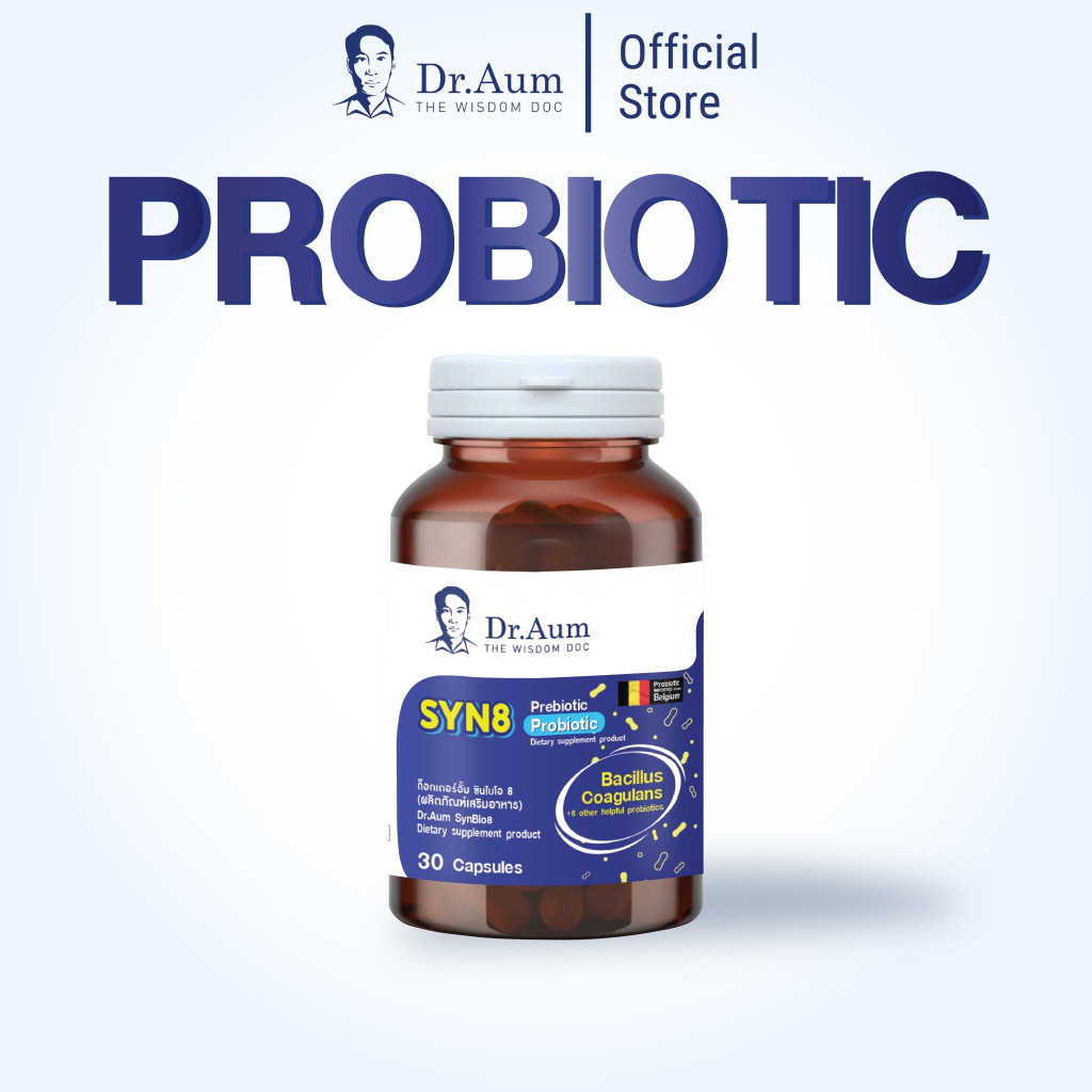 Dr.Aum Synbiotics (Probiotic + Prebiotics) 30 capsules Probiotic + Prebiotic 30 10M CFU/cap ...