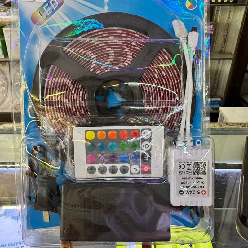 RGB 5050 5 Meter Light Full Package Ready To Use. | Shopee Philippines