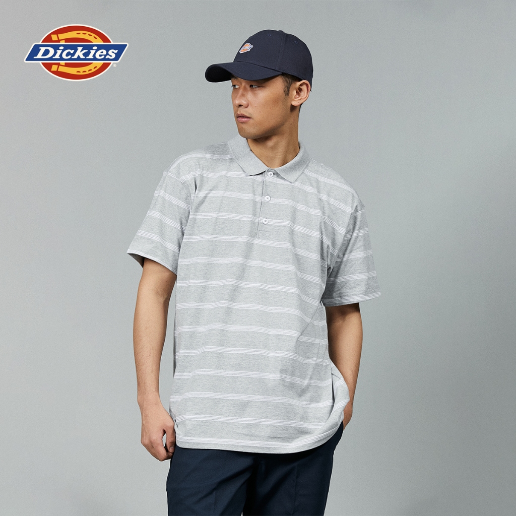 DICKIES MEN'S POLO SHIRT SS RELAXED FIT-HEATHER GREY | Shopee Philippines