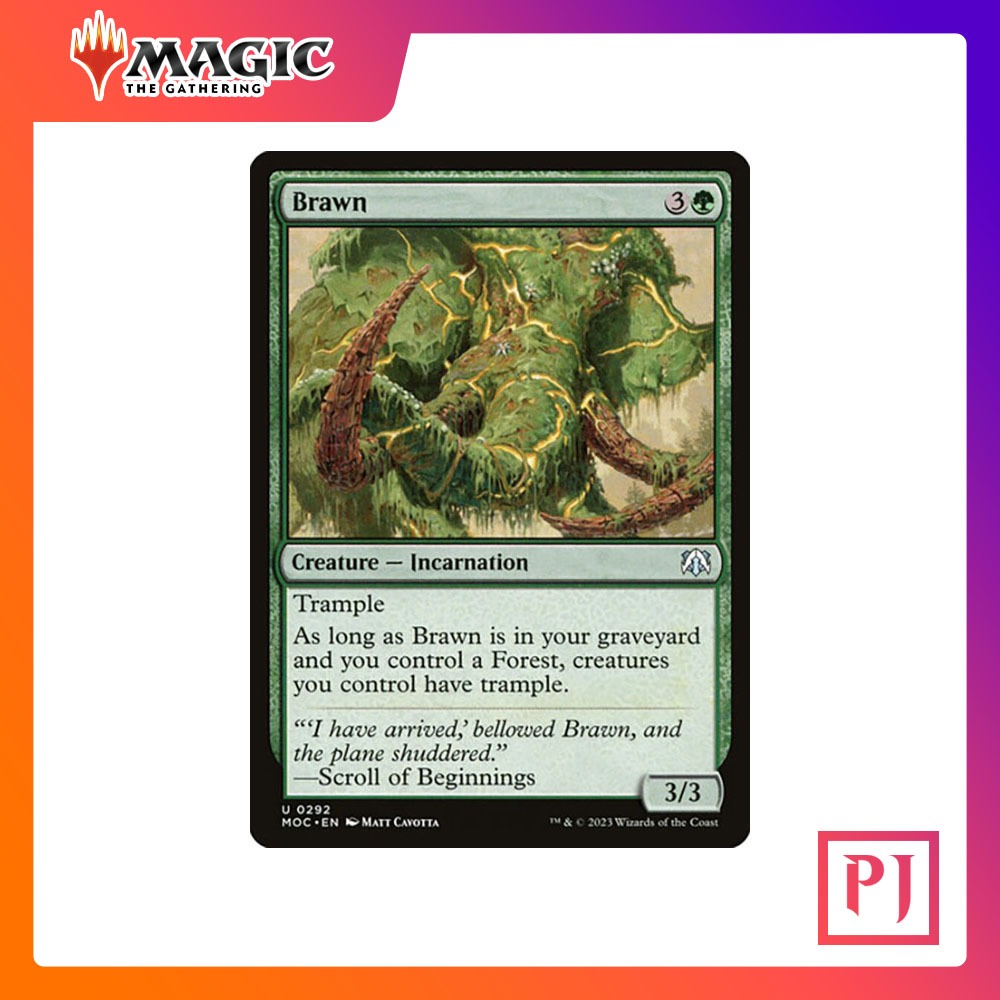 [MTG] Brawn [MOC] [GREEN] [UNCOM] [NORMAL] [ENG] (Magic Card/Magic the ...