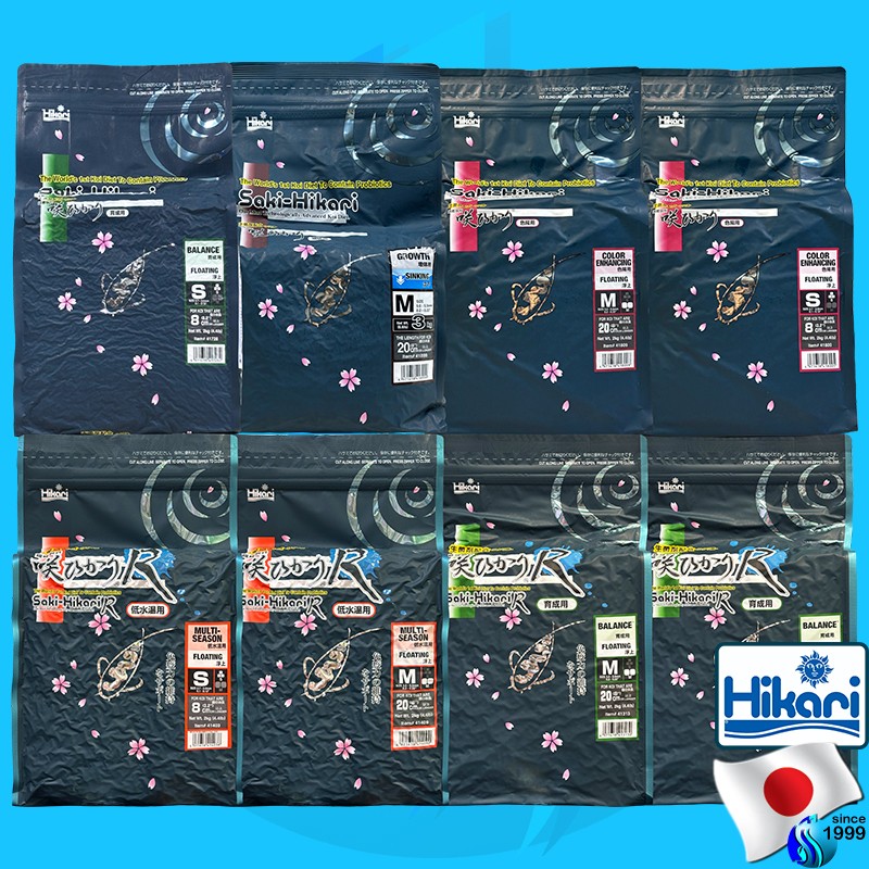 Hikari Saki-Hikari Koi Food Balance/Color Enhancing/Growth/Multi-Season ...