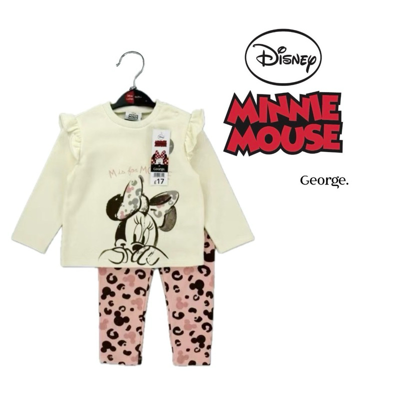 George disney minnie mouse Set * This Model Big Pattern | Shopee ...