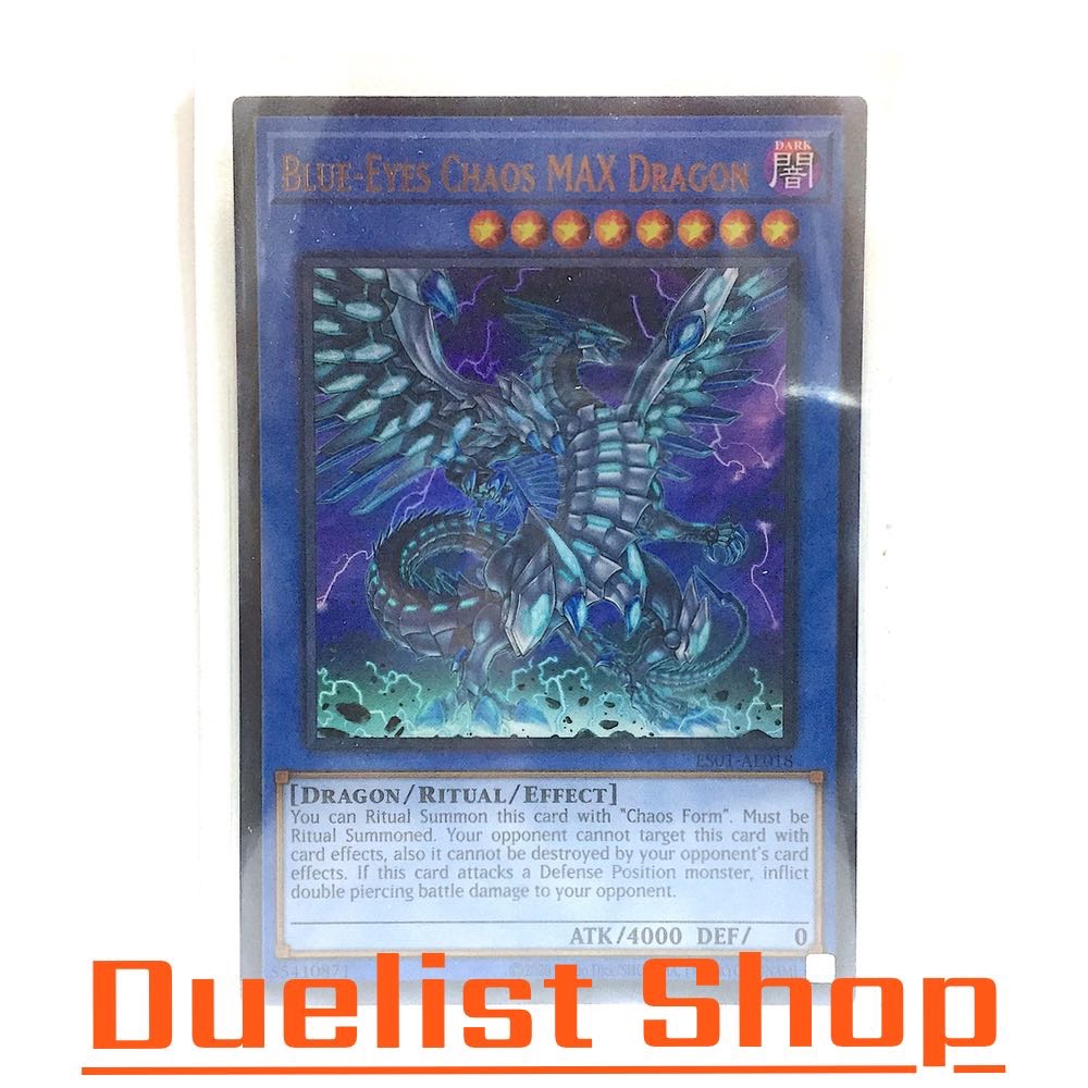 Blue-Eyes Chaos MAX Dragon (UR) Monster Dark Level8 [Dragon/Ritual/Effect] Set ES01-AE018 Yukio ...