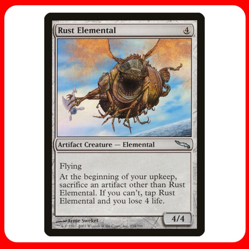 [MTG] Rust Elemental [MRD] [ARTIFACT] [UNCOM] [NORMAL] [ENG] (Magic ...