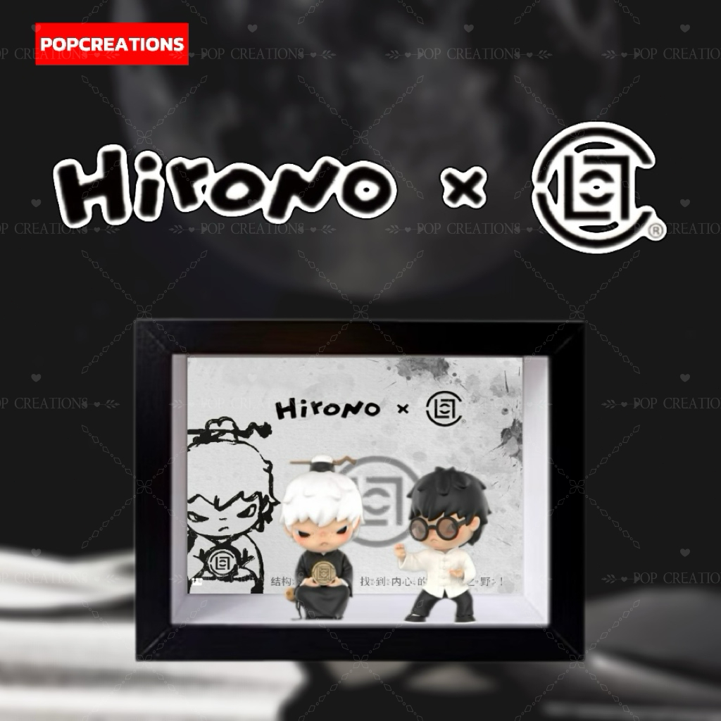 S POPMART DIY No Hirono × Clo Photo Frame 15 * 20 BOX Display Shelf ...