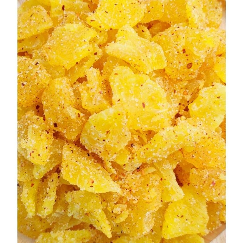 Pineapple Mixed With Chili And Salt Juicy Delicious Mellow Not Dry Hard ...