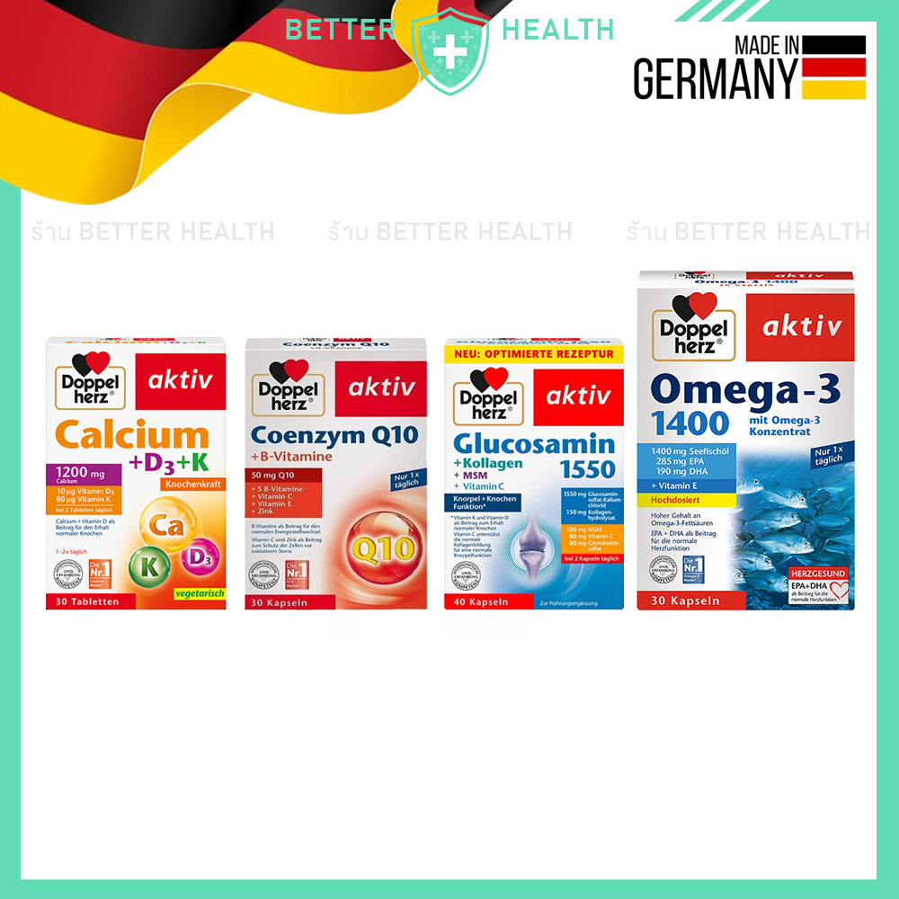 Doppelherz Calcium+Vitamin D+K Coquten Gluc Omega3 Premium Germany ...