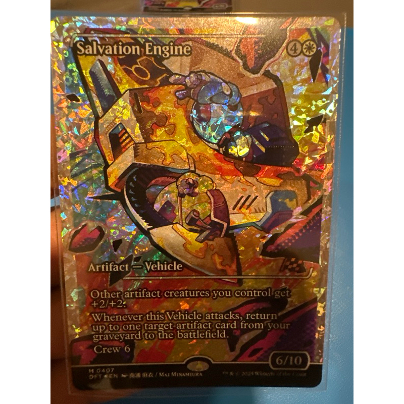 Salvation Engine Showcase-Fracture Foil Magic the Gathering Card From Aetherdrift Set | Shopee ...