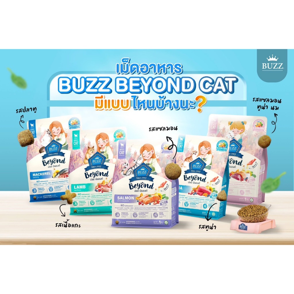 Buzz Beyond Premium Cat Food Gluten Free 1 kg | Shopee Philippines