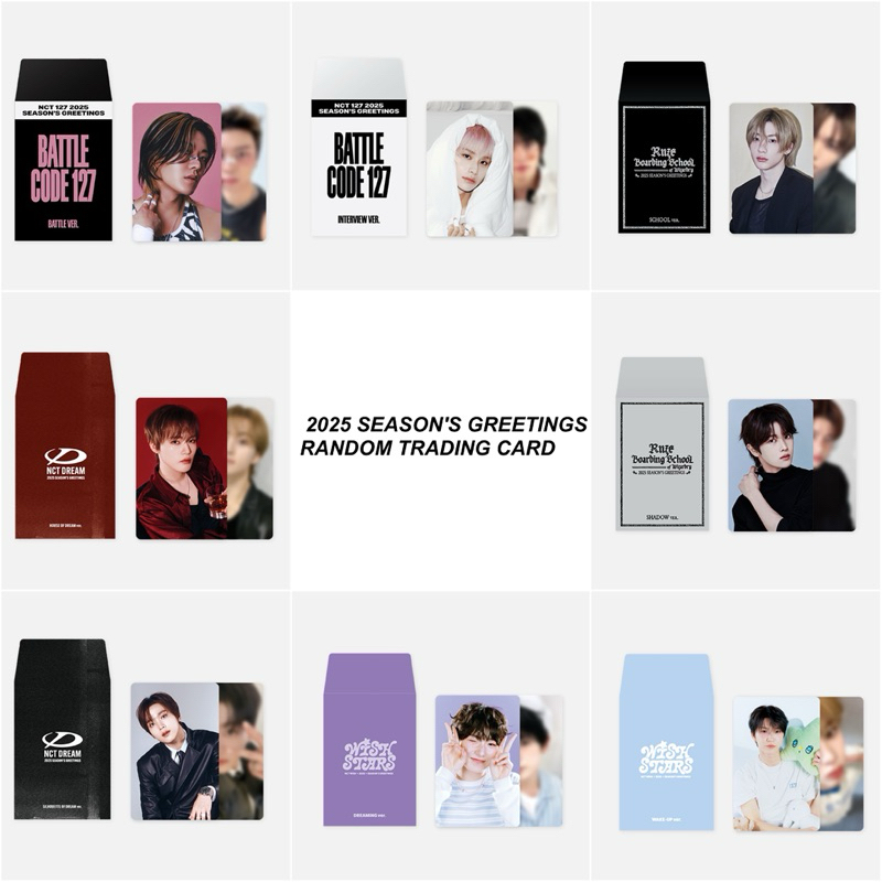 2025 SEASON'S GREETINGS RANDOM TRADING CARD-NCT/RIIZE | Shopee Philippines