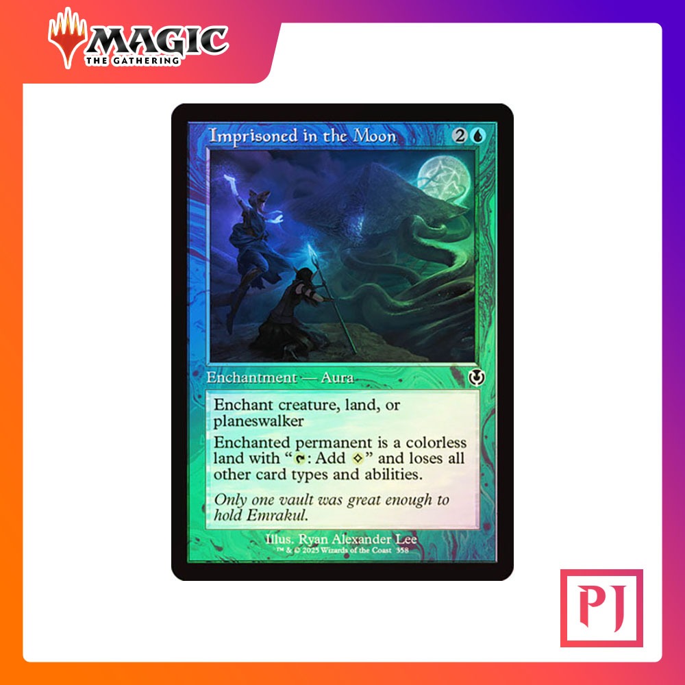 [MTG] Imprisoned in the Moon (Retro Frame) [INR] [BLUE] [RARE] [FOIL ...