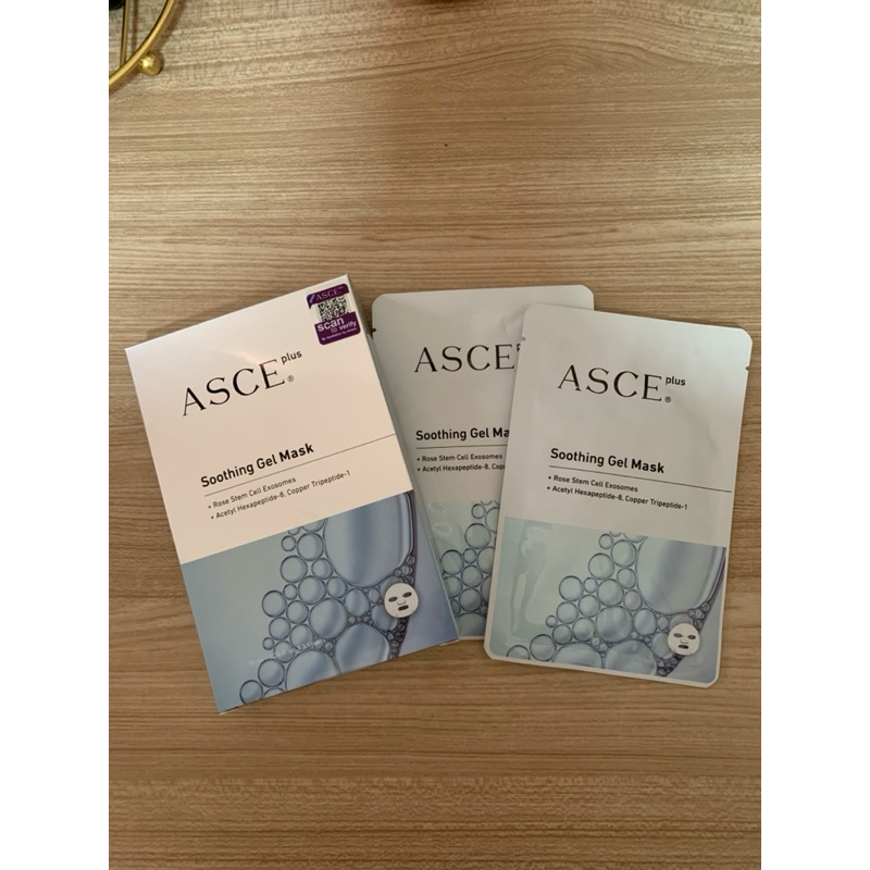 2 Sheets ASCE plus soothing gel mask rose stem cell exosomes | Shopee ...