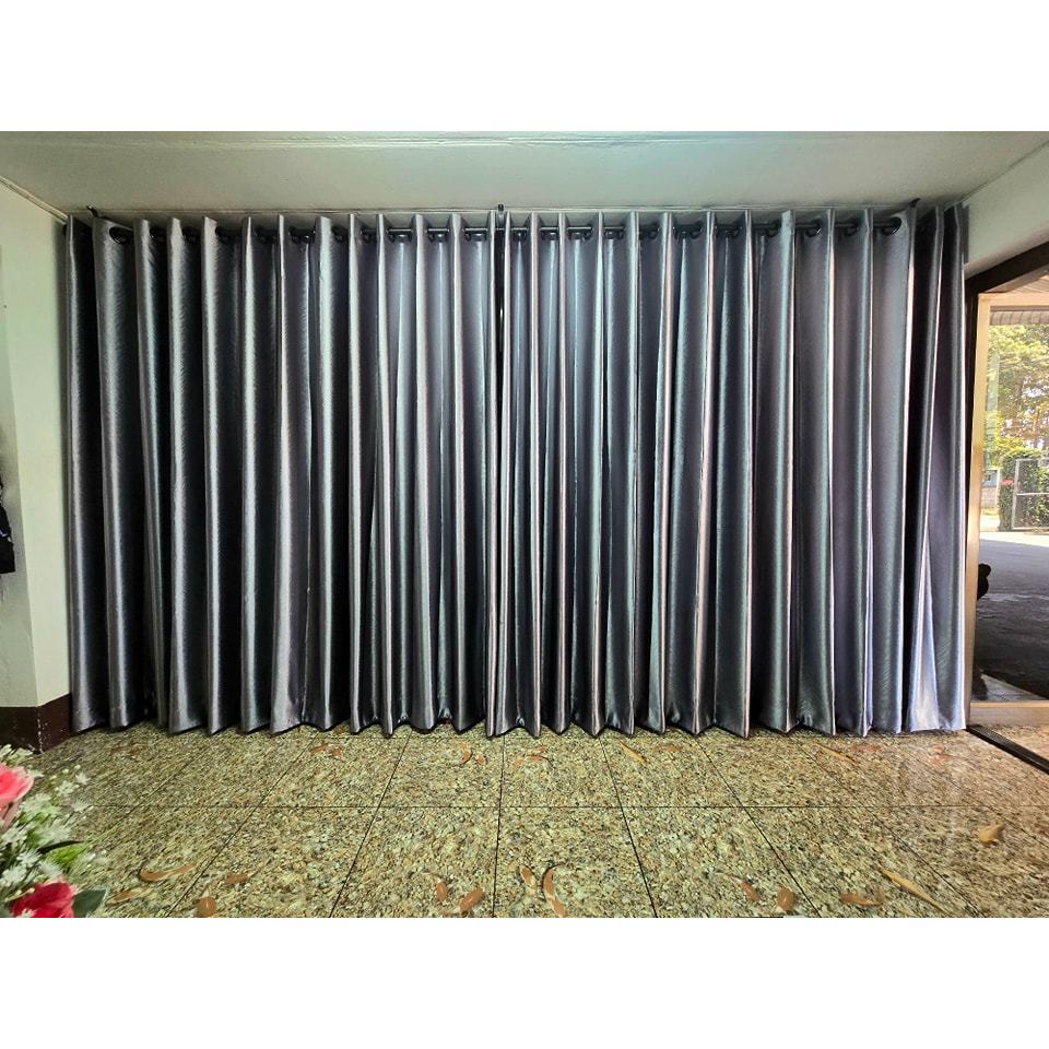 Air Conditioner Partition Curtain Eyelet Room Divider | Shopee Philippines