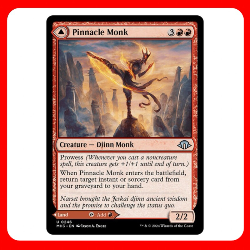 [MTG] Pinnacle Monk [MH3] [RED] [UNCOM] [NORMAL] [ENG] (Magic Card ...