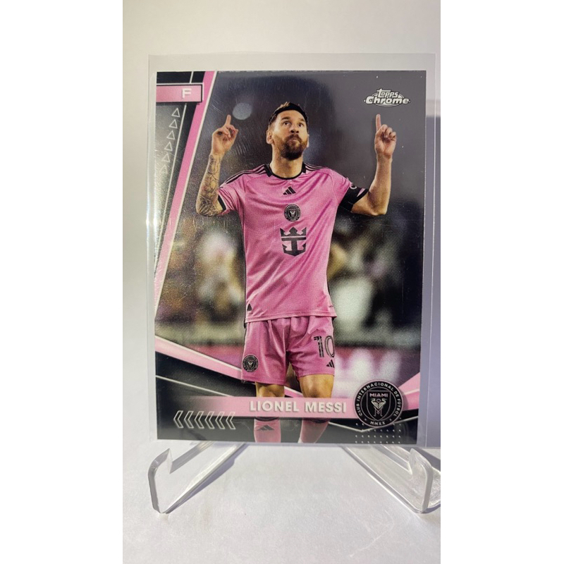 LIONEL MESSI Football Player Guard INTER MIAMI CF TOPPS CHROME 2024 ...