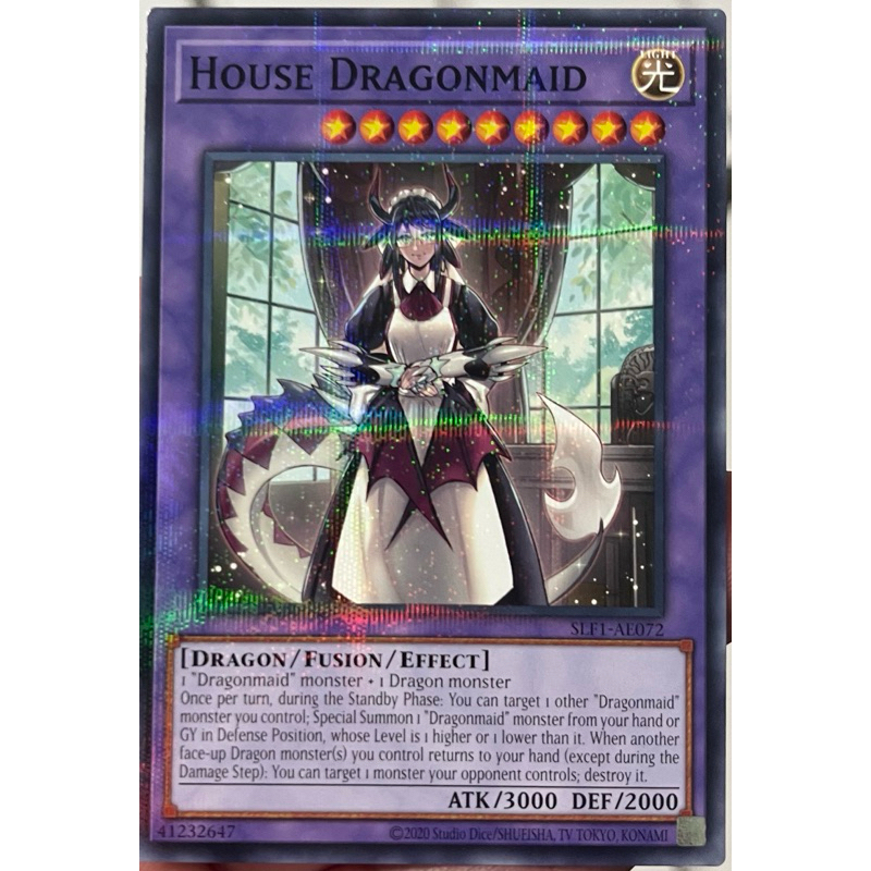 Yugioh Asia-Eng [SLF1-AE072] House Dragonmaid (Normal Parallel Rare ...