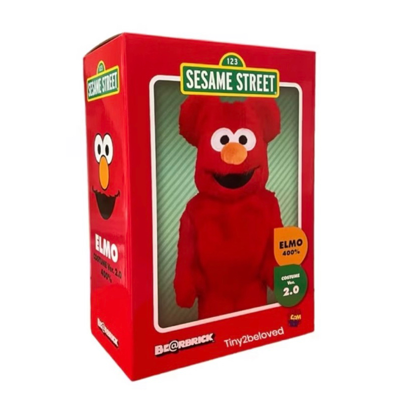 Pre Owned Used 4 Elmo Seasame Street Bearbrick medicom toys Be@rBrick ...