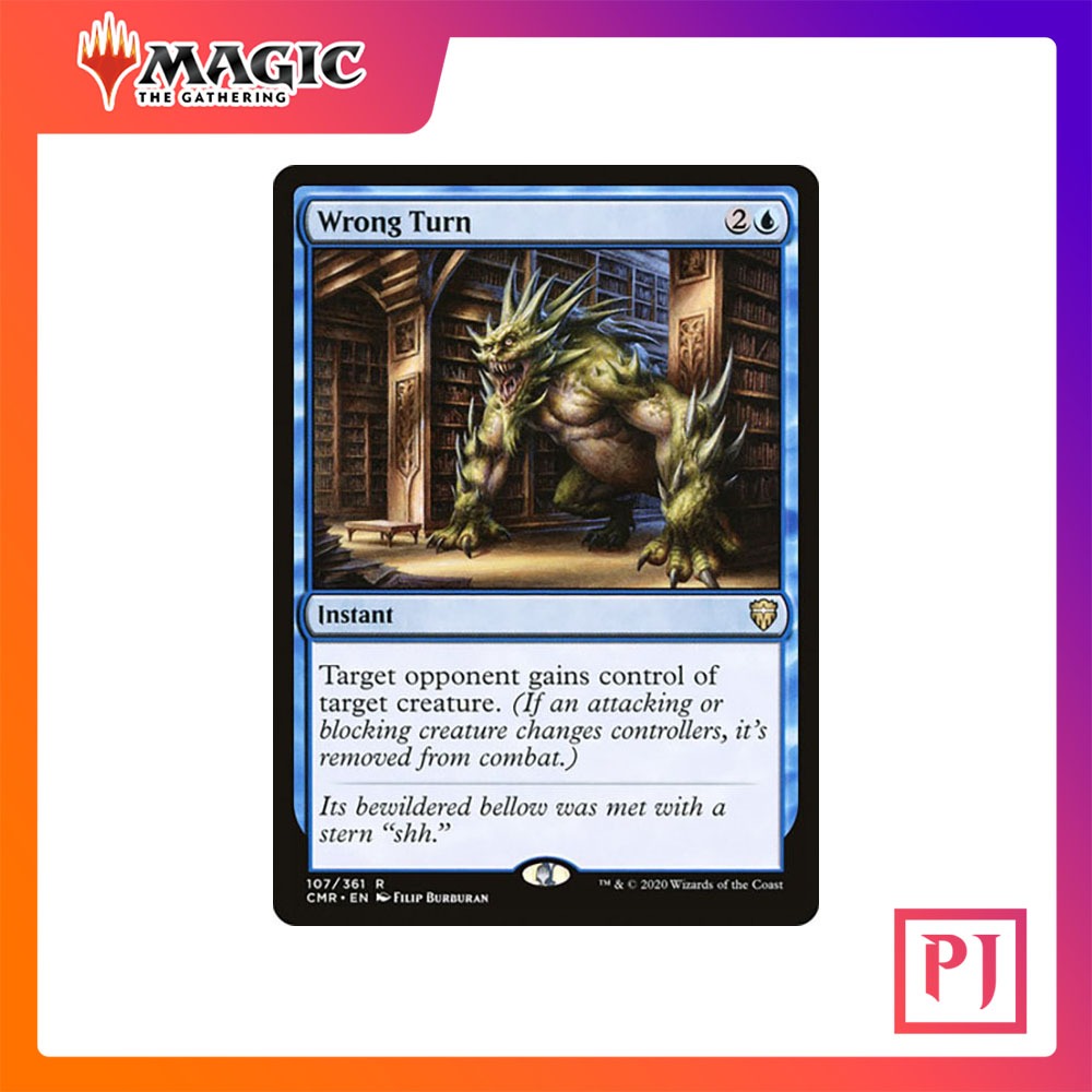 [MTG] Wrong Turn [CMR] [BLUE] [RARE] [NORMAL] [ENG] (Magic Card/Magic ...