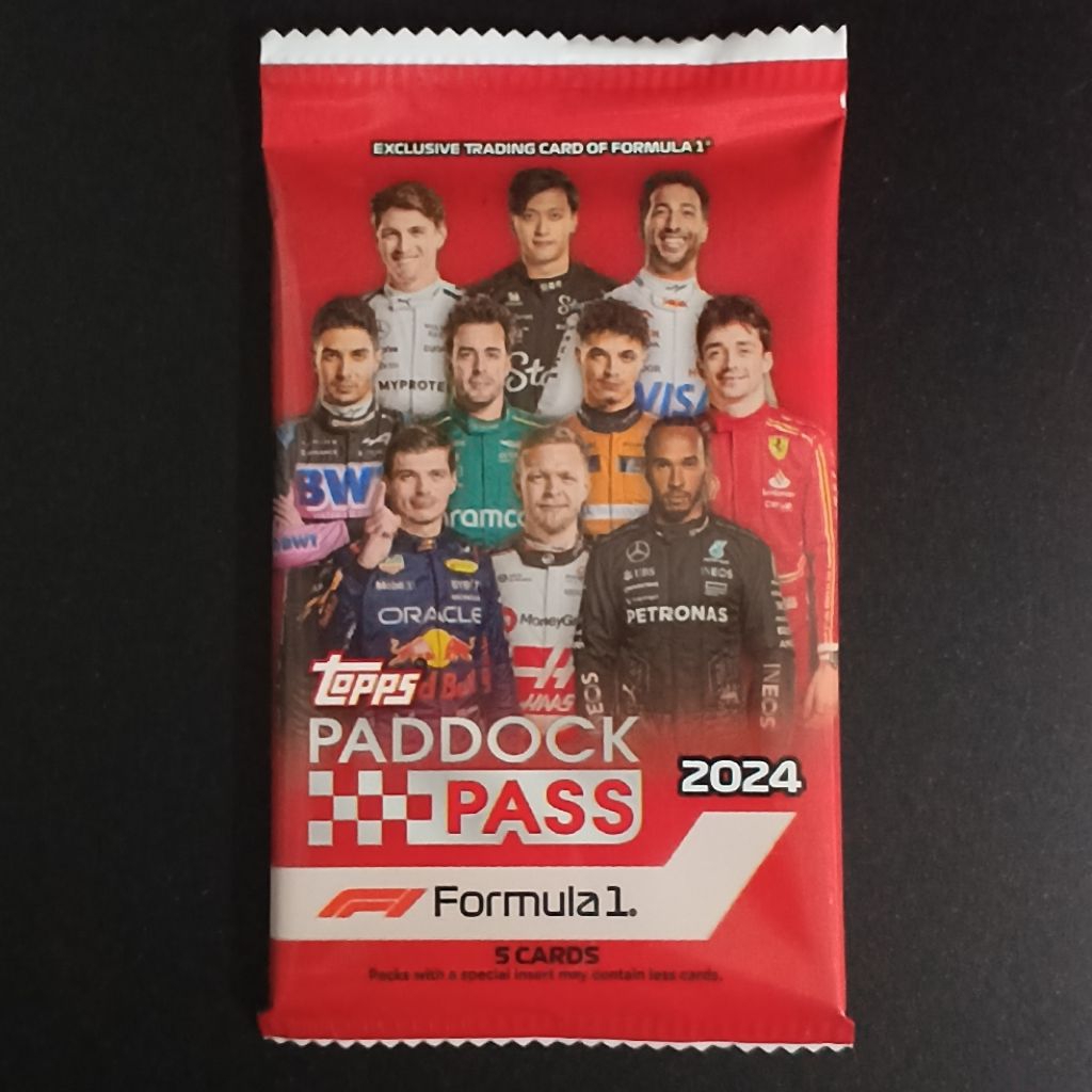 (Sealed Pack) FORMULA One Card Random Envelope 2024 TOPPS PADDOCK PASS ...