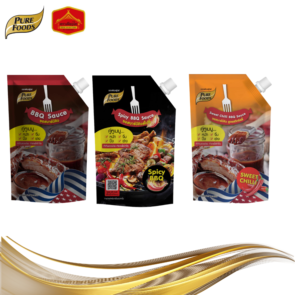 BBQ Barbecue Sauce Use Marinate Dip Grill Pure Foods Spicy Sweet Chilli ...