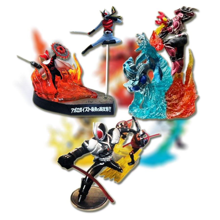 kamen rider Faiz Agito Model Mas-rider Kuka Akito Battle Diorama ...