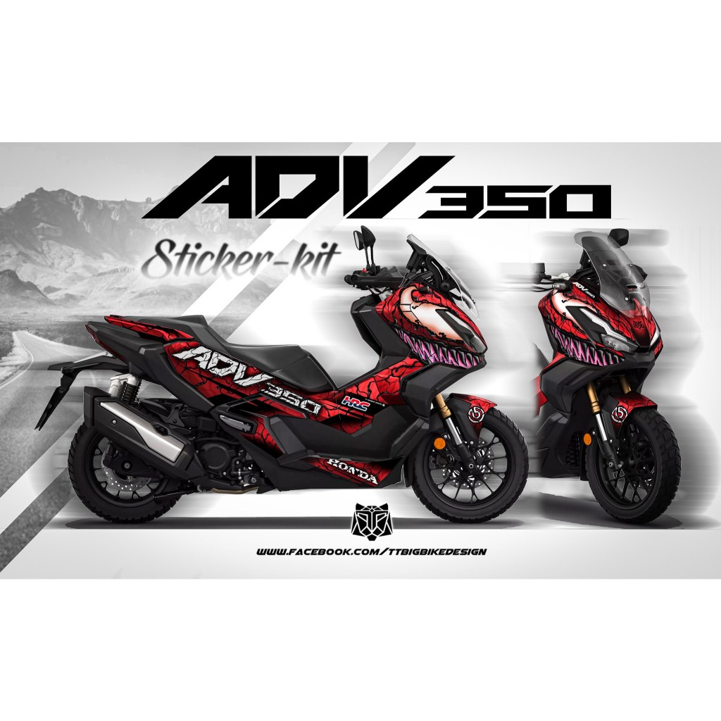 TT Bigbike Design Decal Sticker ADV350 CN-Monster | Shopee Philippines