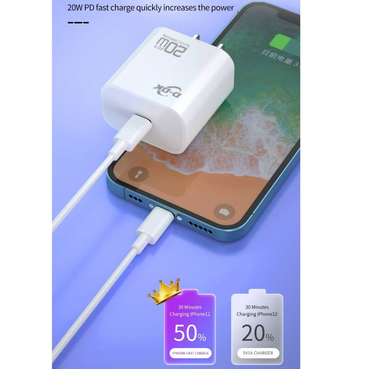 New Arrival!!20W PD Charger USB-C Fast Charging Safe Small Easy To ...