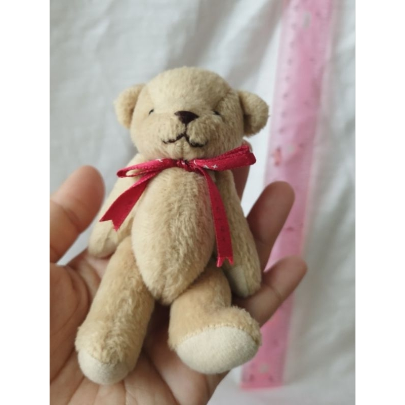 Cream-Colored Bear Key Size 10 cm The Copyright Used In Japan The Leg ...